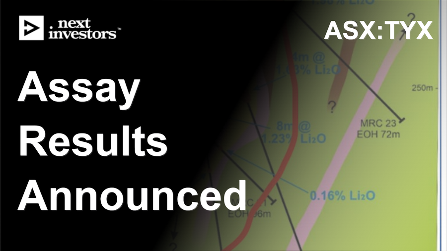 TYX announces assay results from its Angolan lithium project