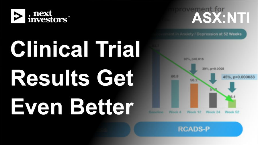 NTI’s PAN/PANDAS clinical trial results get even better