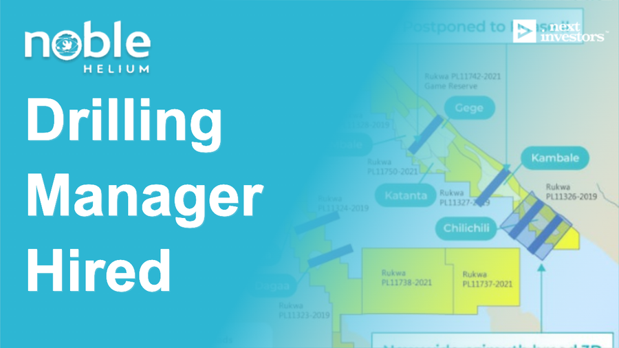 “Drilling” Manager Appointed - that can only mean one thing…