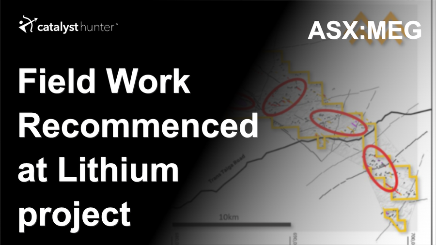 MEG: Field Work Recommenced at James Bay Lithium Project