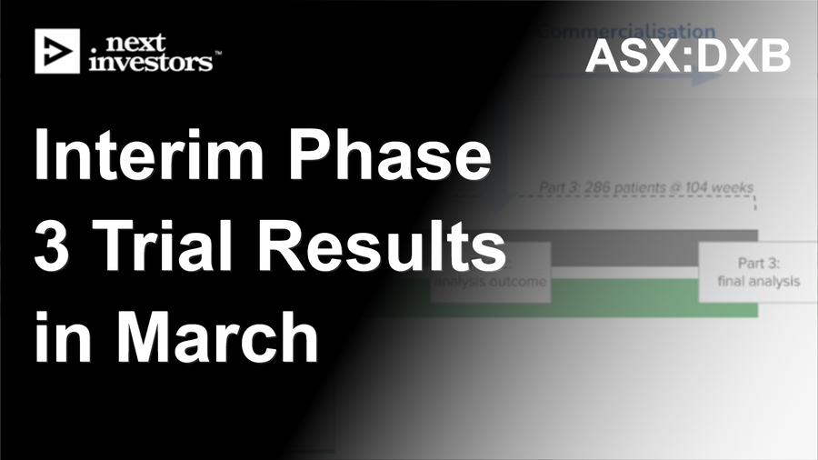 DXB is all set for Phase III interim results in March