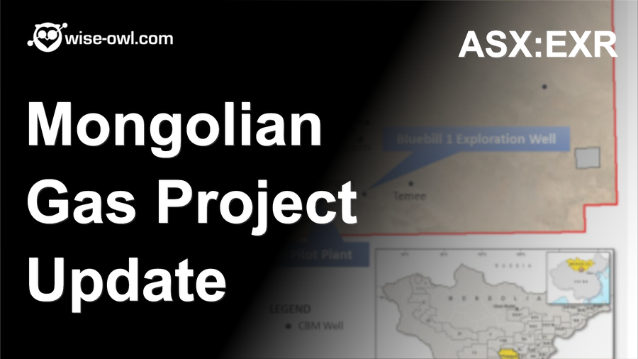 Update on EXR’s Mongolian gas project