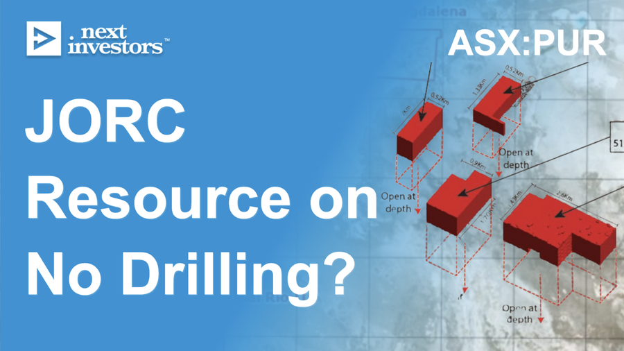PUR maiden lithium JORC resource - and drilling hasn’t even started yet…