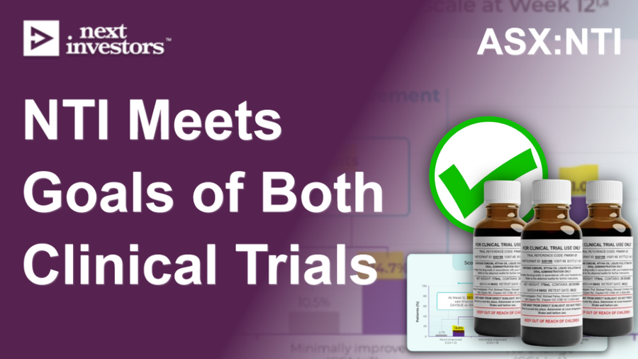 NTI’s two clinical trial results are in - Treatment success for BOTH Autism AND for Rett Syndrome