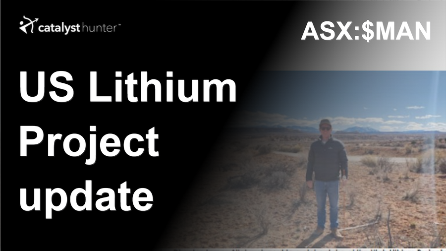 MAN's US based lithium project area is now 50% bigger